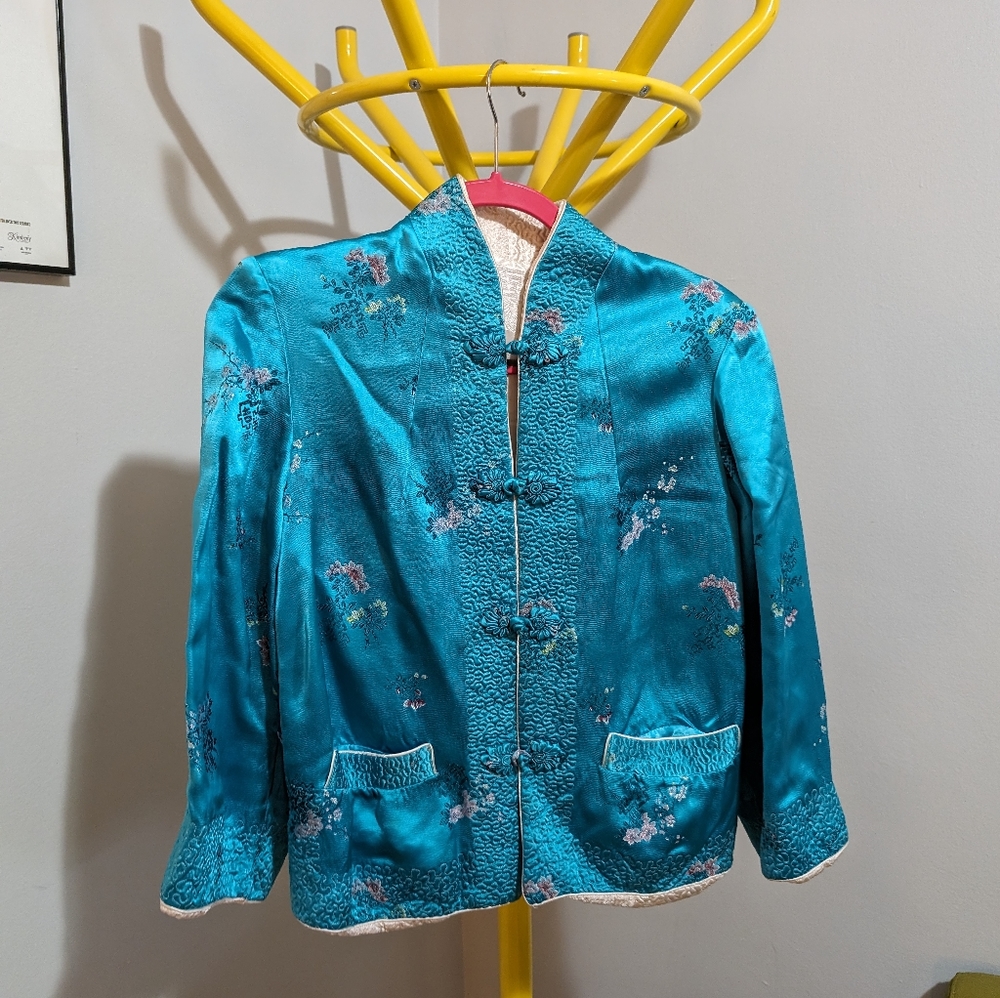 Vintage Chinese Reversible Silk Jacket - Gem
